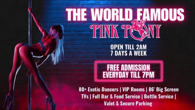 The World-Famous Pink Pony Gentleman's Club in Atlanta, Georgia